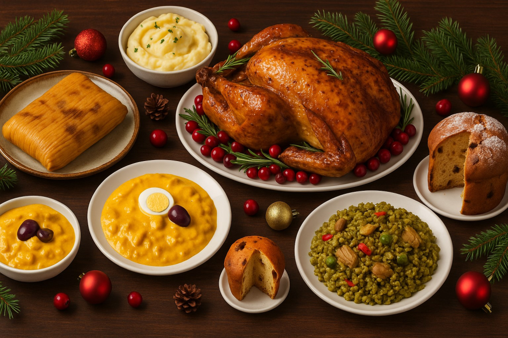 Typical Peruvian dishes for Christmas dinner